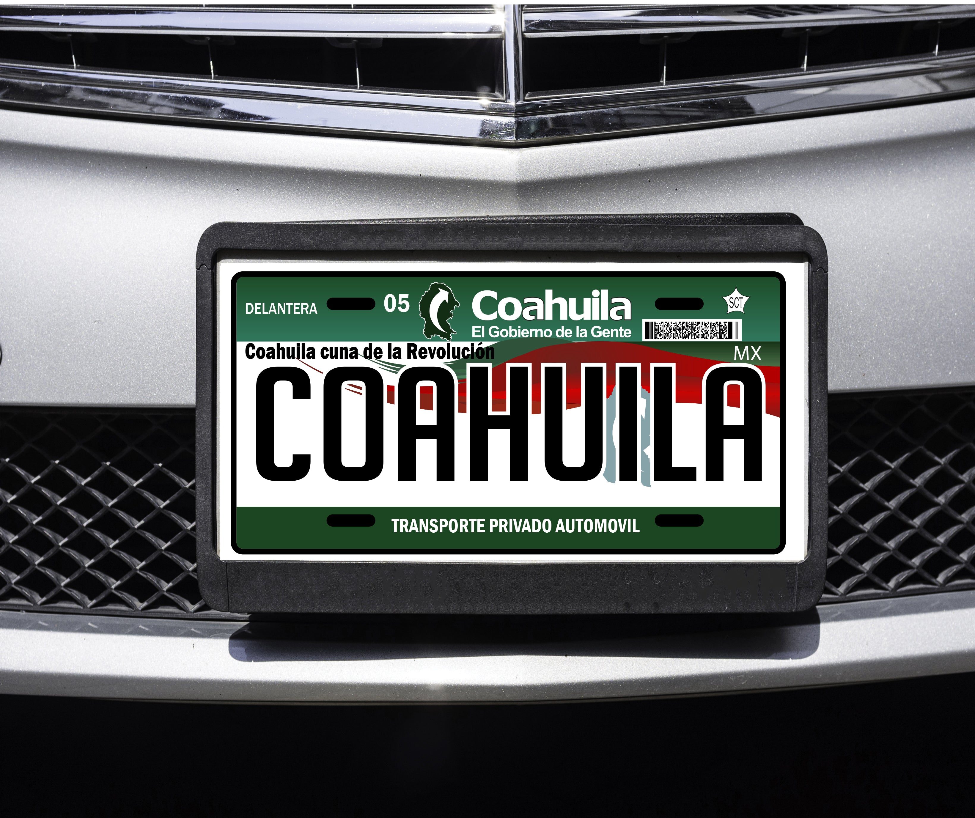 Coahuila Mexico Car Plate Aluminum License Plate Mexican Mexico COAH P ...