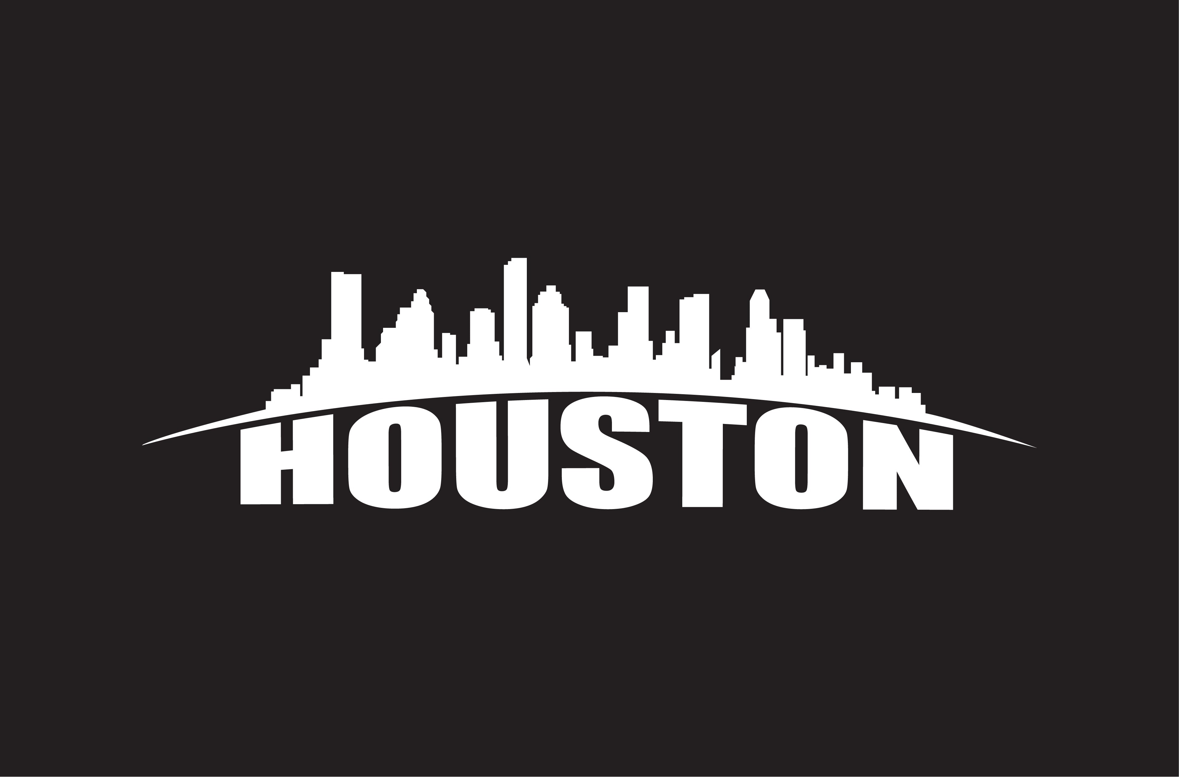 Houston Skyline Decal Car Window Laptop Vinyl Sticker Htowm Adhesive T ...
