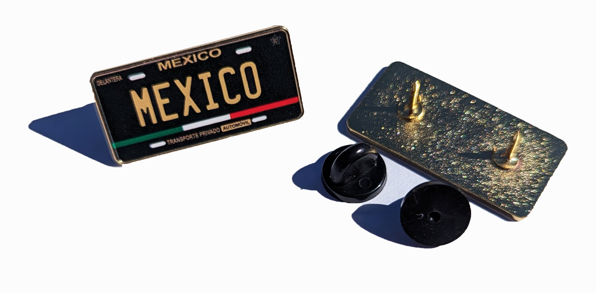 Pin Mexico Car Plate Pin For Caps And Clothing Enamel Badge Pin Mex MX ...
