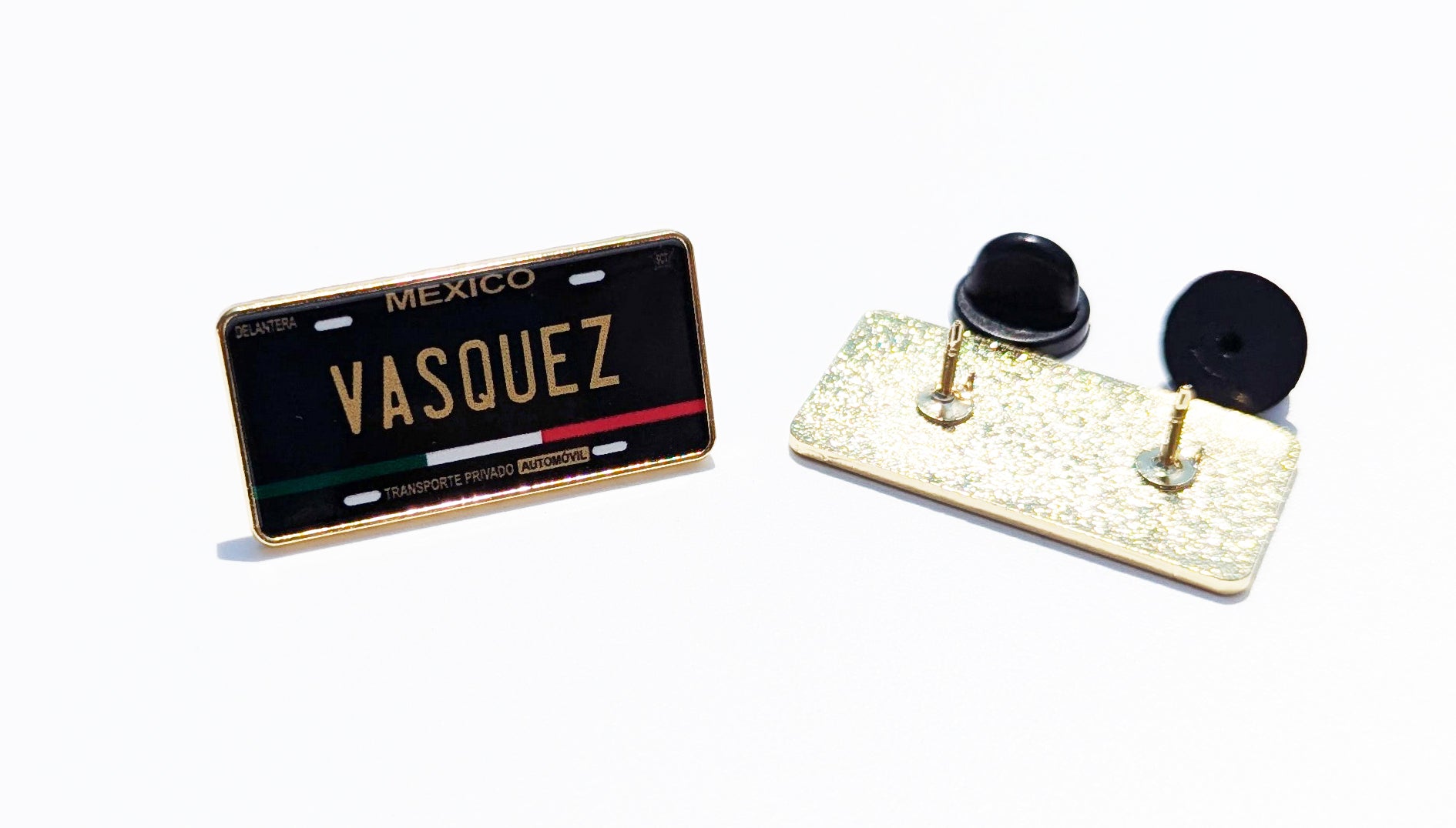 Vasquez Pin For Caps And Clothing Enamel Badge Pin Mexican Pin Mexican ...