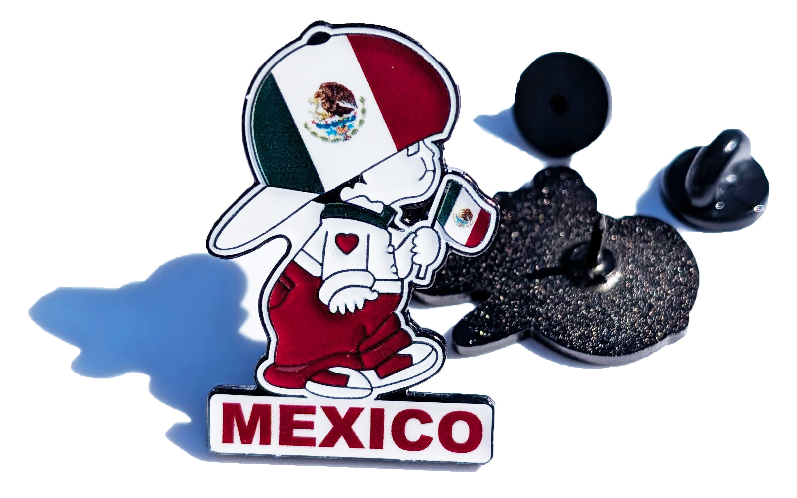 Mexico Pin For Caps And Clothing Enamel Badge Pin Mexican Boy Pin Mexi ...