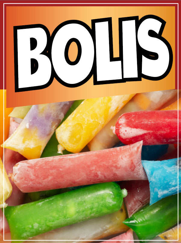 Bolis Sign Decal Window Sticker Truck Concession Vinyl Restaurant Ice ...