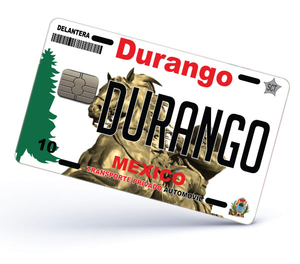 Durango Credit Card Skin Cover Vinyl Stickers (4 Pack) - DGO Mexican D ...