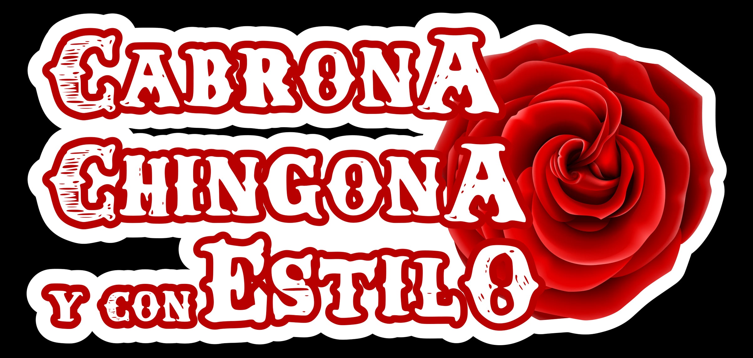 Cabrona Chingona Decal Car Window Vinyl Sticker Trucking Sticker estil ...