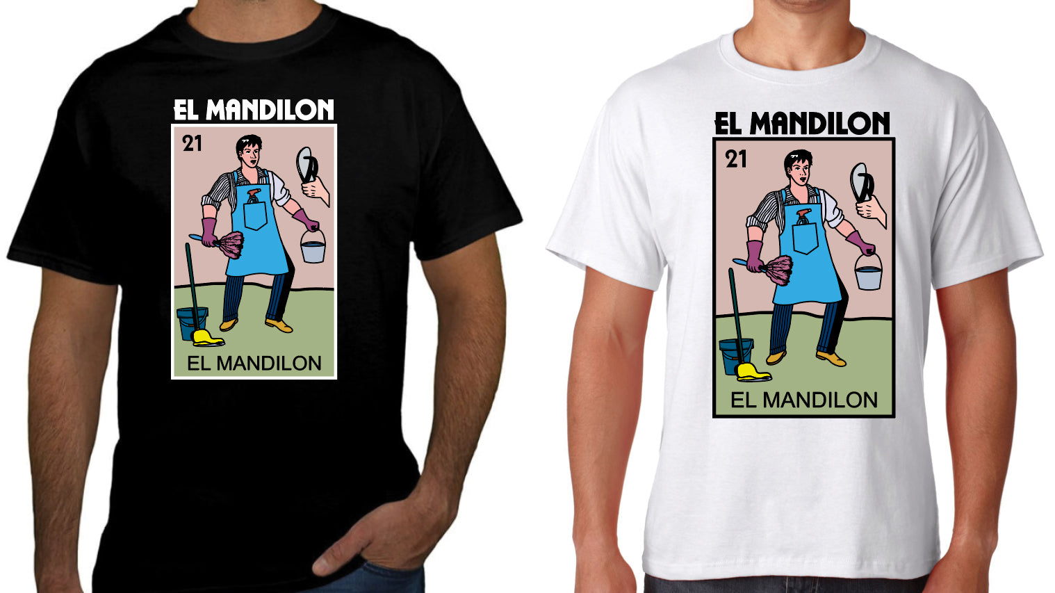 El Mandilon Loteria T-Shirt / Hoodie / Raglan Mexican Bingo Short Slee ...